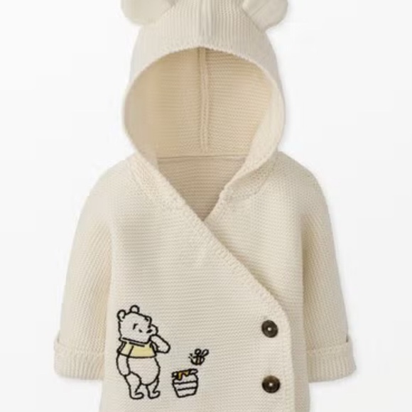 Disney | Shirts & Tops | Disney Cream Knit Baby Cardigan Hanna Andersen ...